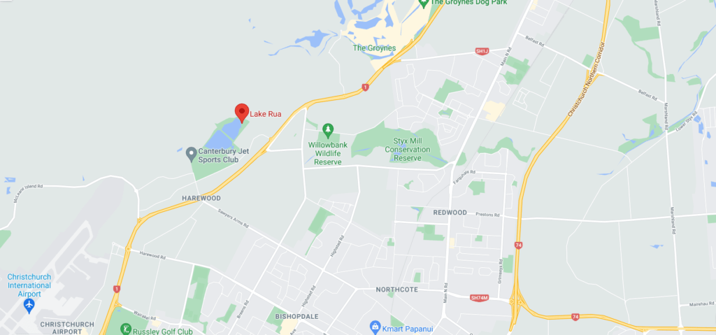 Directions to Lake Rua – Christchurch Model Yacht Club Inc.