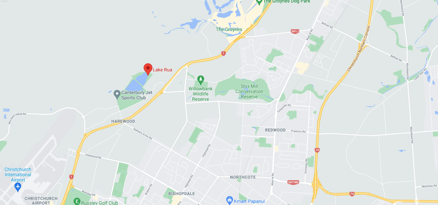 Directions to Lake Rua – Christchurch Model Yacht Club Inc.